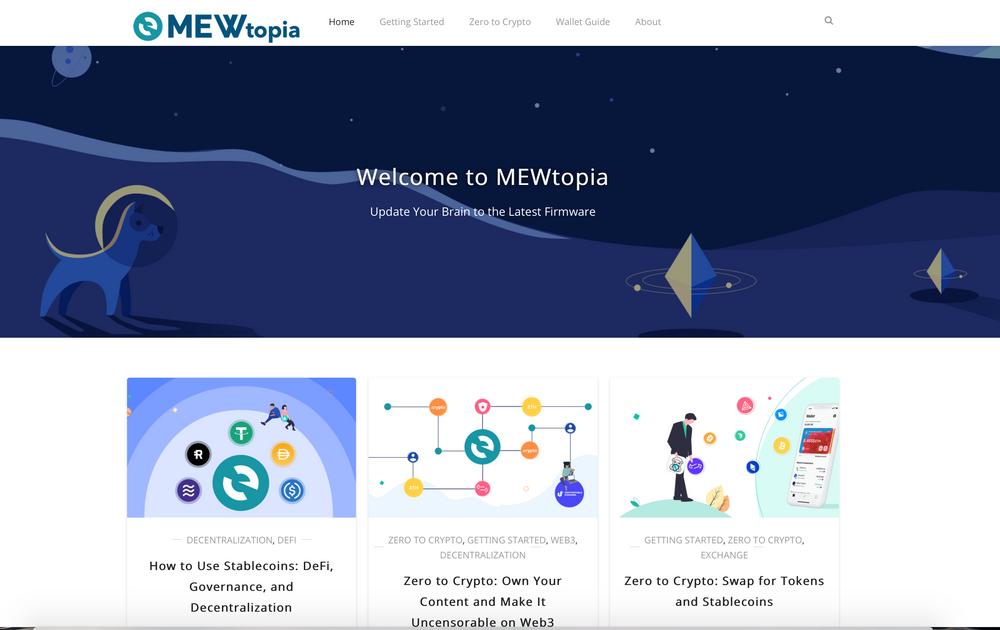 The Suite of Tools From MEW